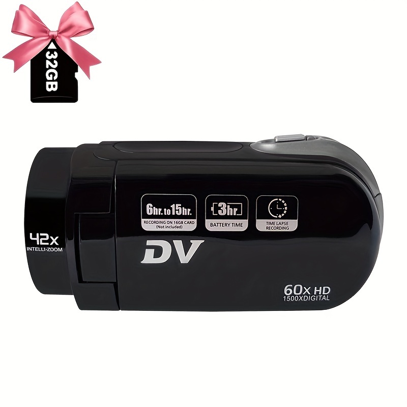 16x Digital Zoom Dv Digital Camera Screen Portable Hd - Temu Portugal