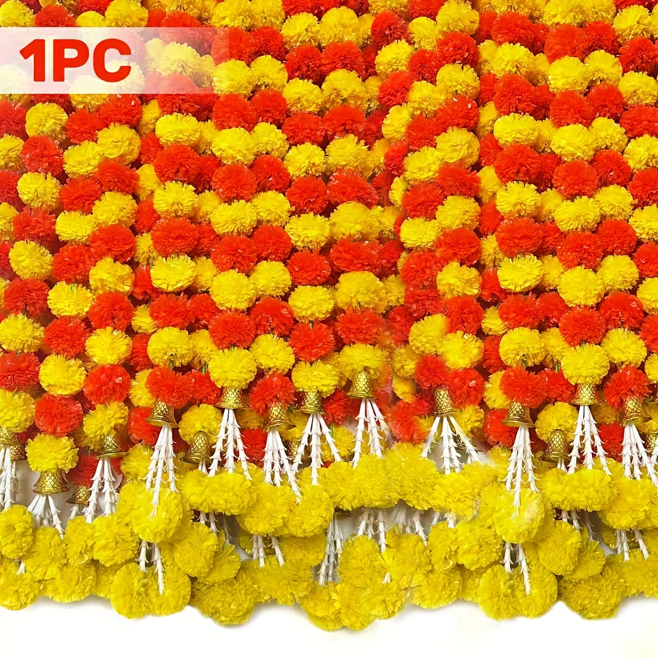marigold garland sold on Temu United States