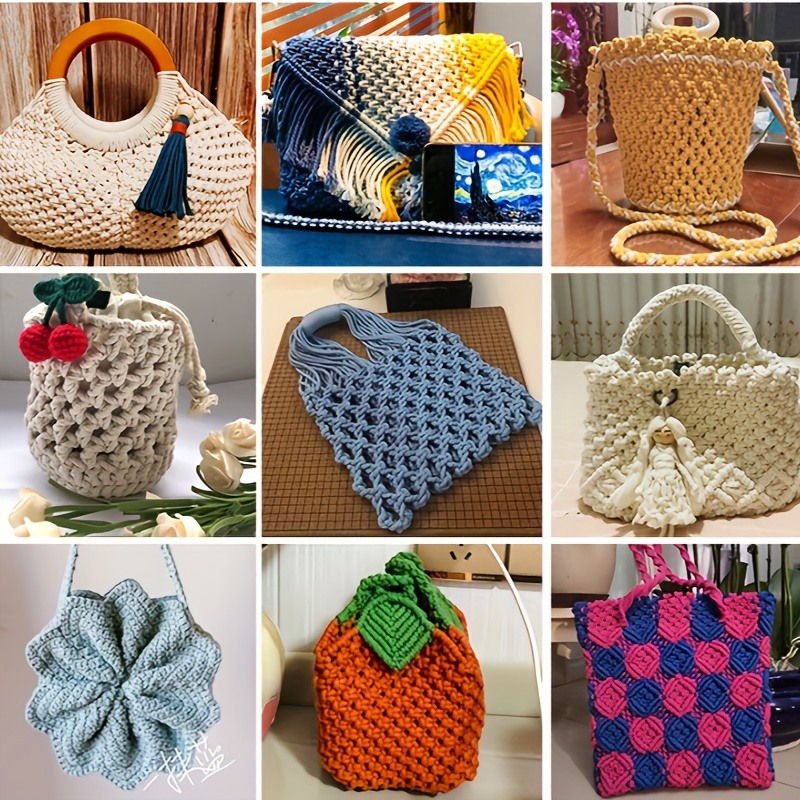 20meters Colored Cotton Rope Diy Handmade Crochetsewing Kit - Temu ...