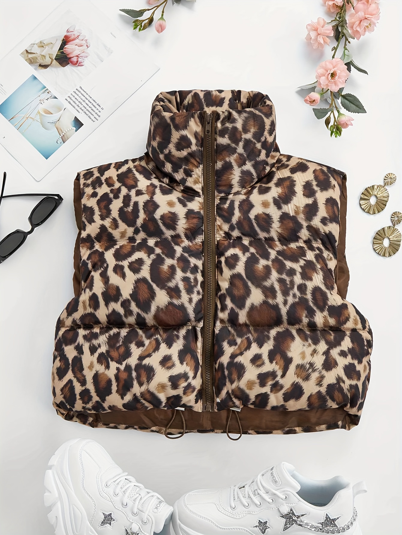 sleeveless puffer jacket sold on Temu United States