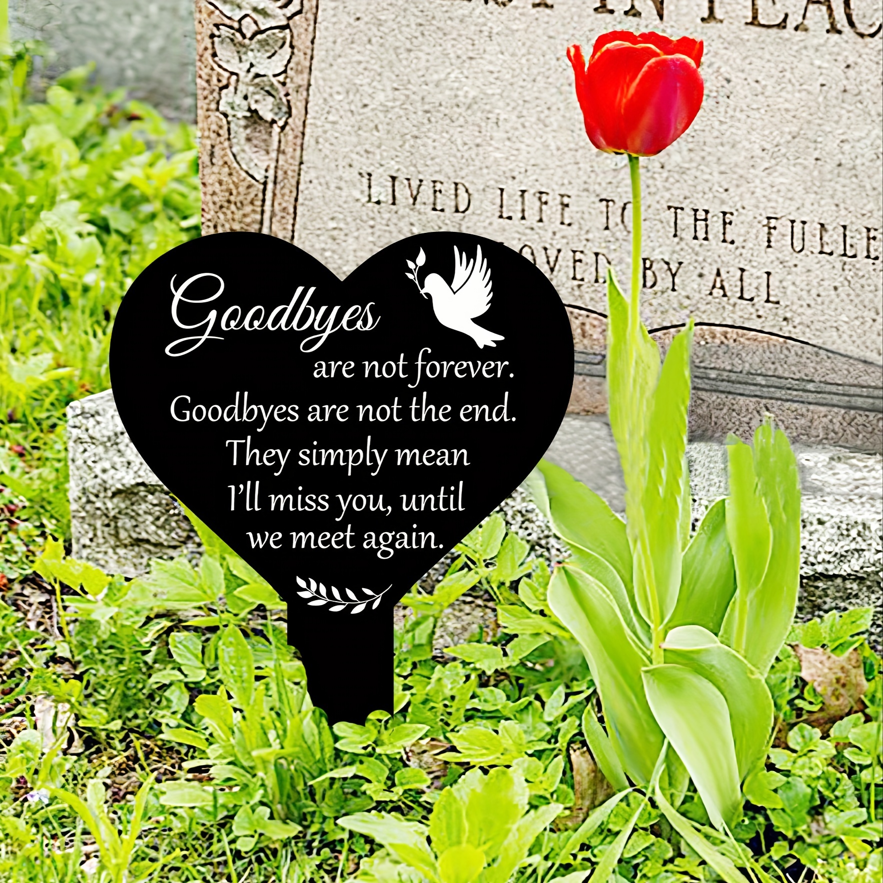 Classic Style Memorial Garden Stake Vinyl Thanksgiving - Temu