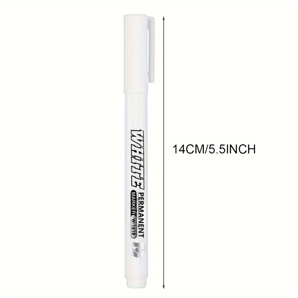 4-pack White Waterproof Permanent Marker Pens For Graffiti, Glass ...