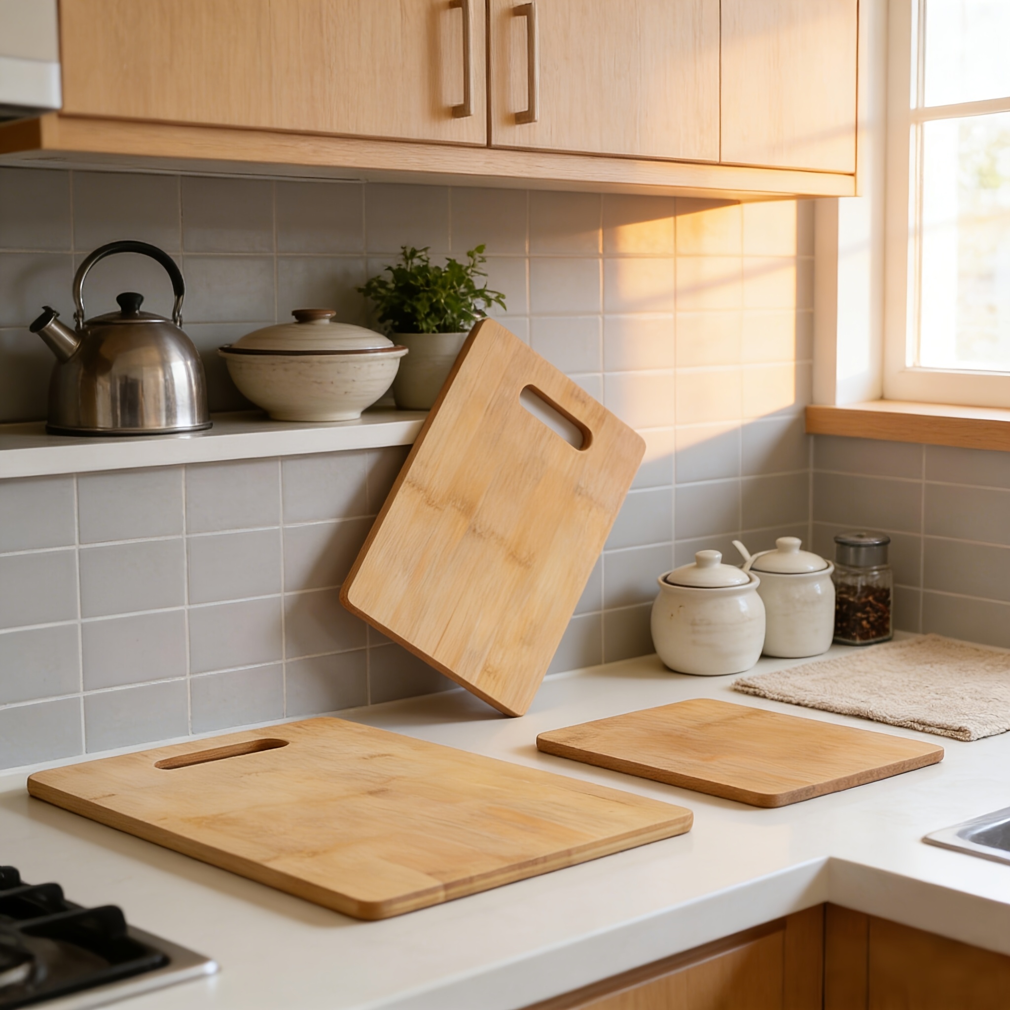 bamboo cutting board sold on Temu Australia