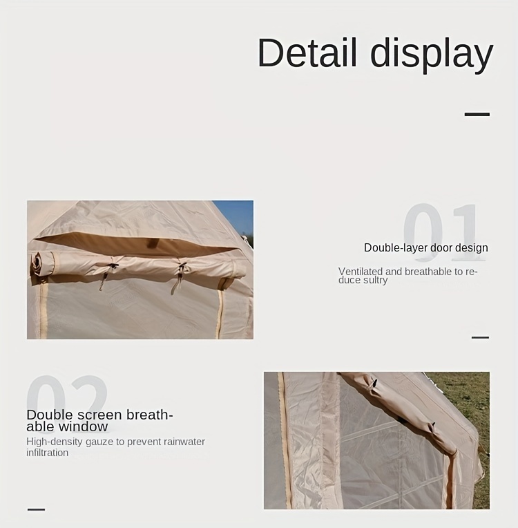 Fully Automatic Inflatable Tent Outdoor Thickened Rainproof Folding ...