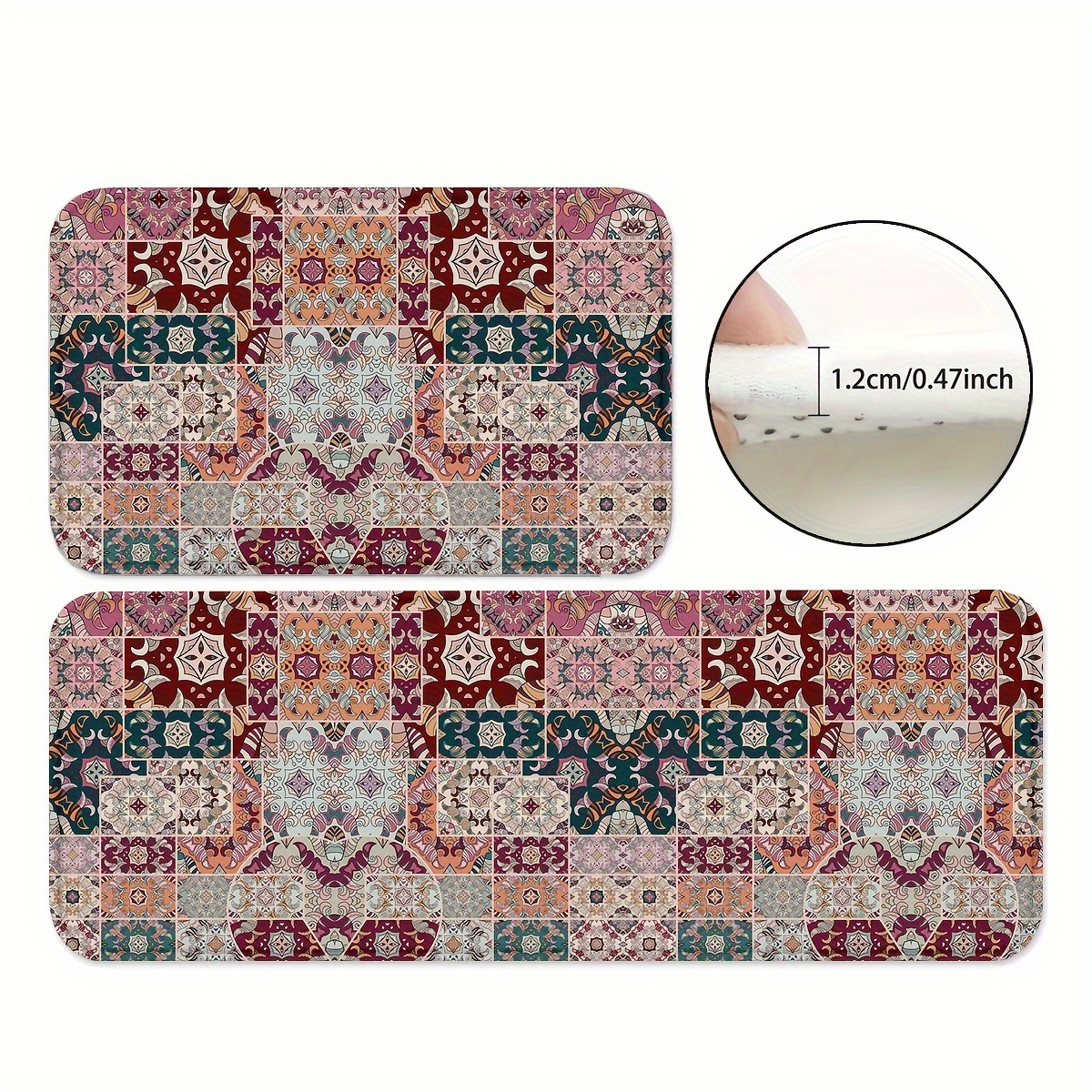 Vintage Bohemian Kitchen Rug Non Slip Kitchen Mats Floor - Temu Canada