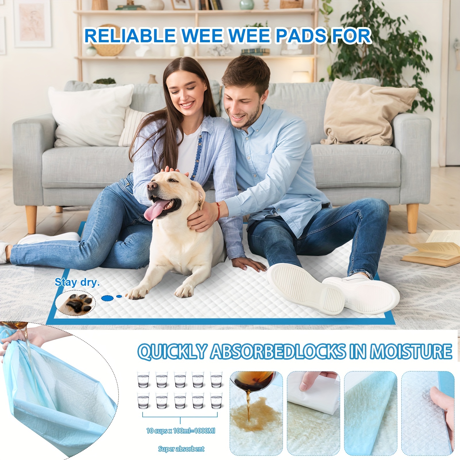 count Extra Large Dog Training Pads Super - Temu