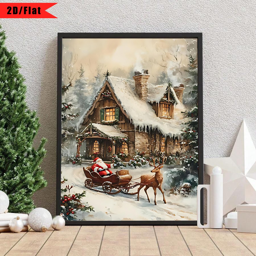 house with snow sold on Temu United States