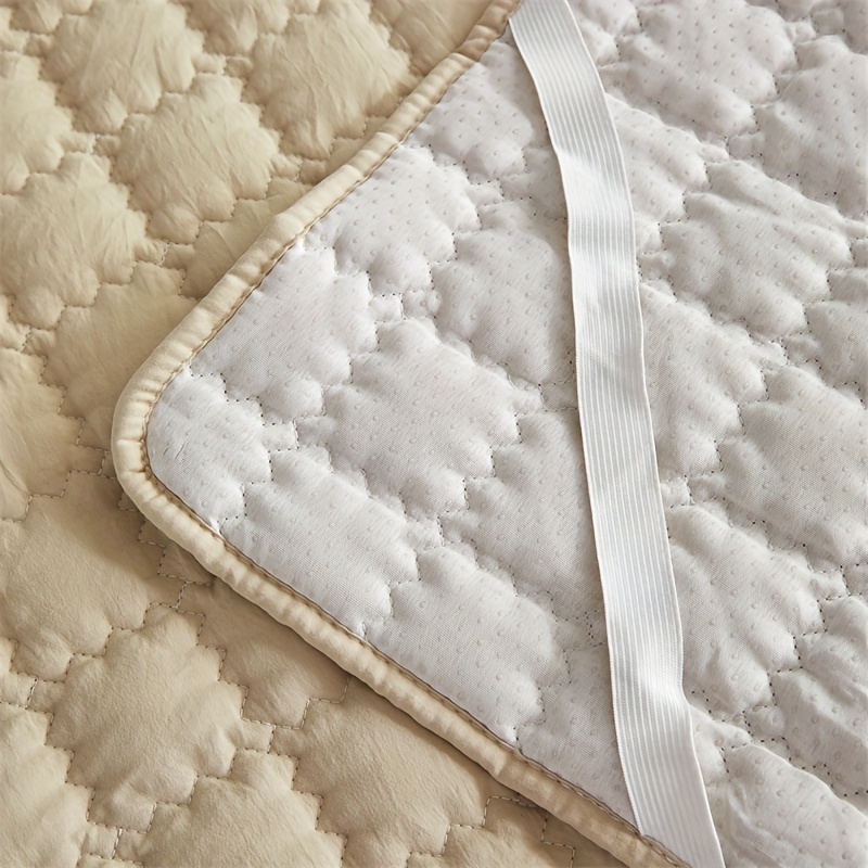 King Size Mattress Topper - Soft 100% Polyester Woven Cover, Non ...