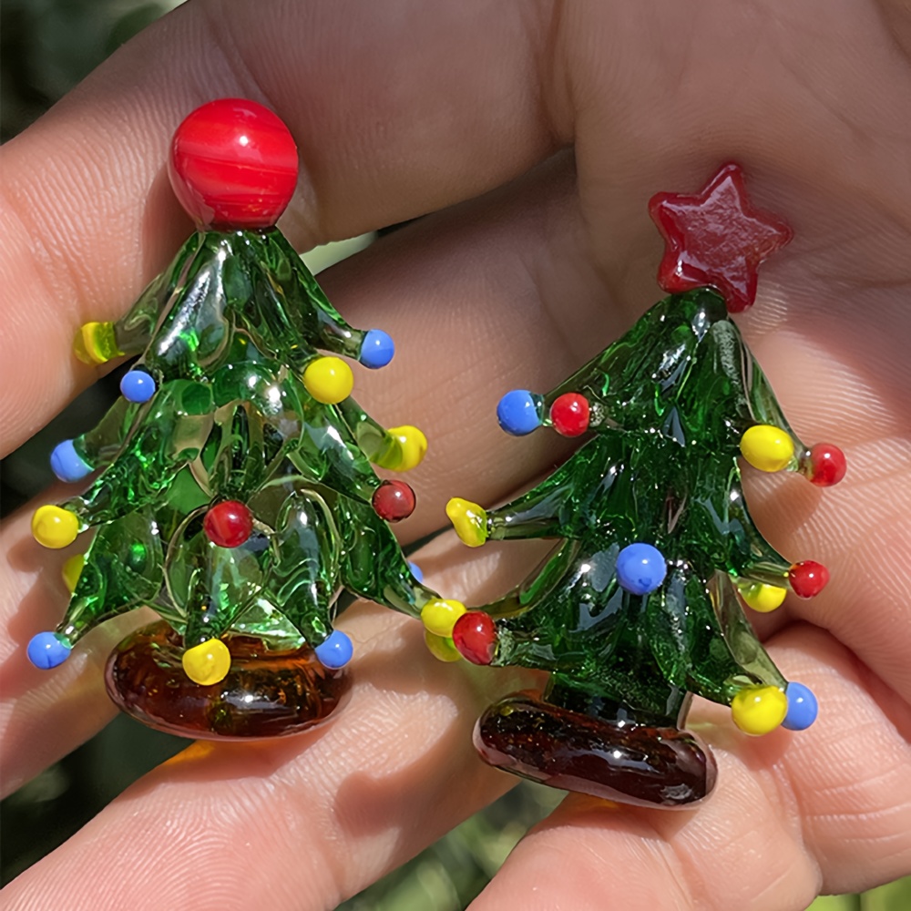 christmas tree decorations handmade crystal Temu