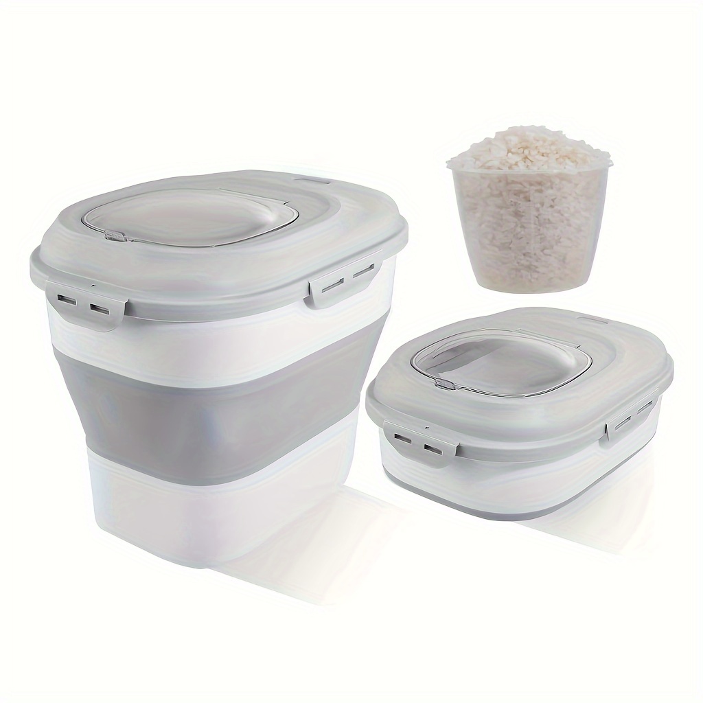 Rice Food Storage Containers 20 50 Lbs Food Storage - Temu