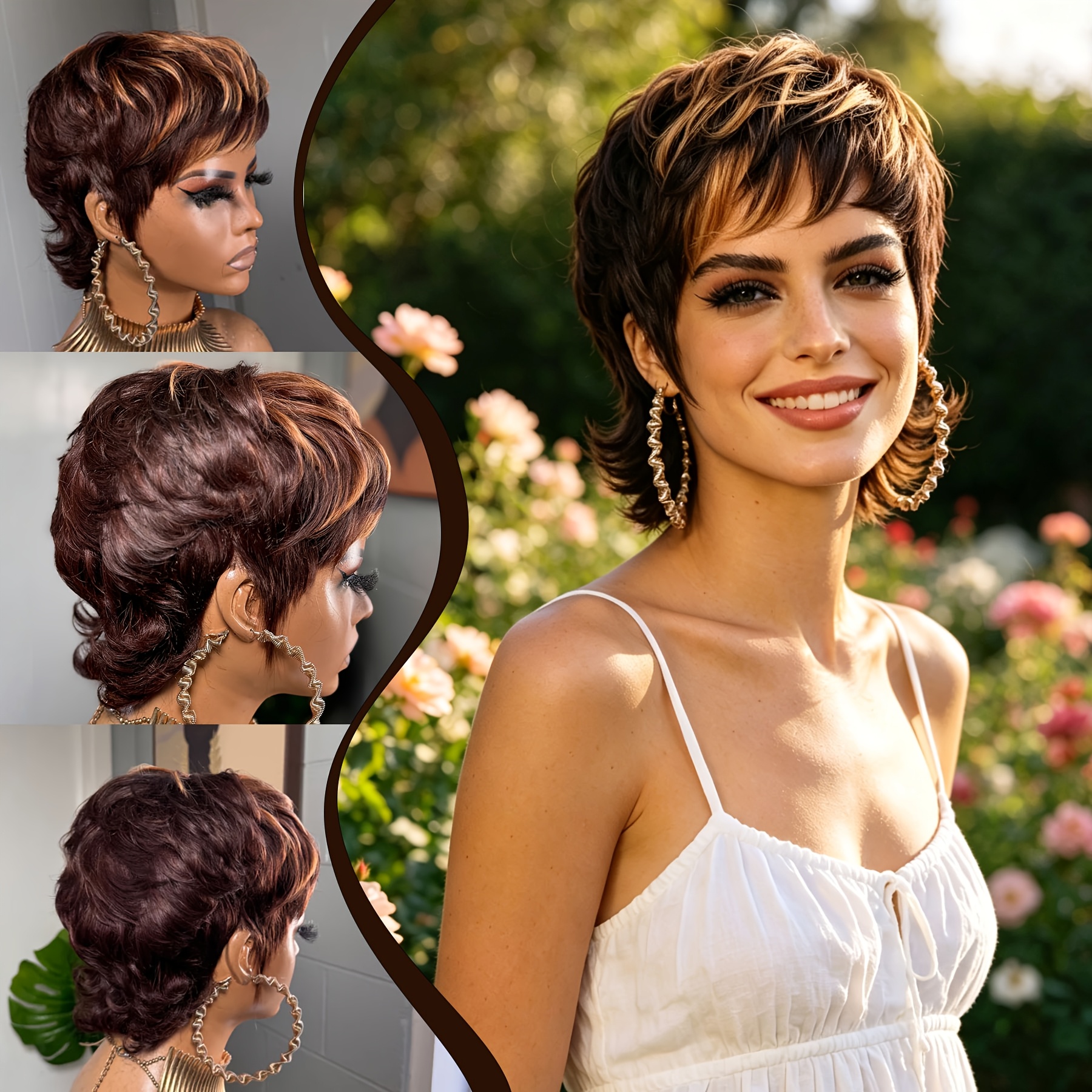 brazilian wigs sold on Temu United States
