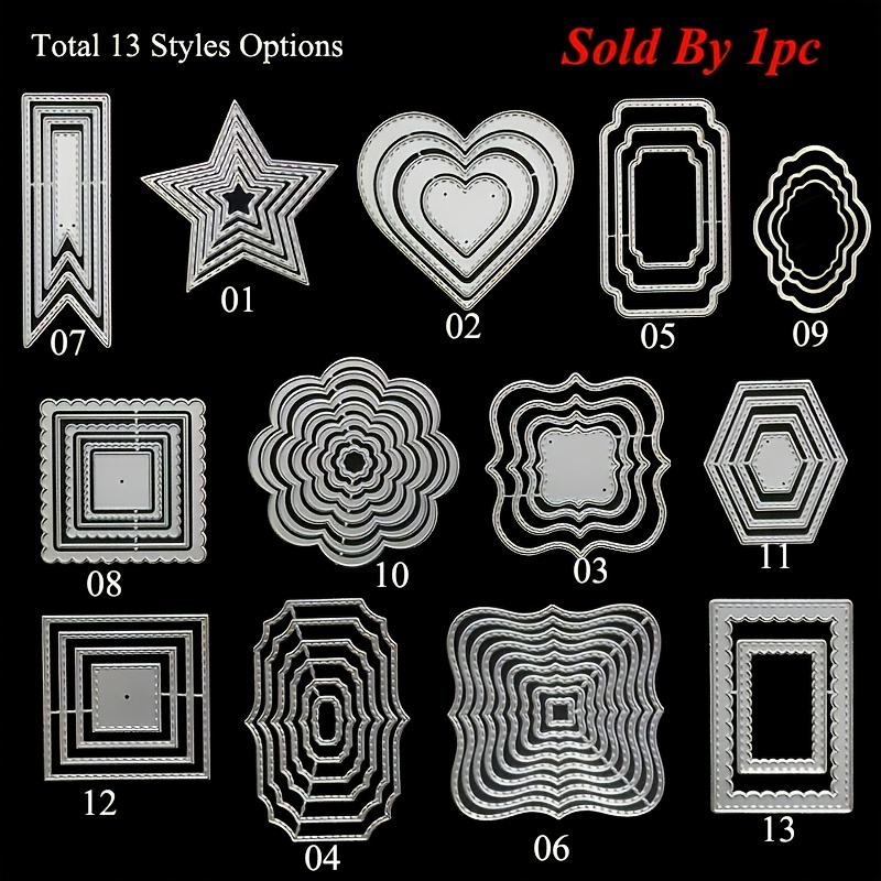 cutting dies sold on Temu Canada