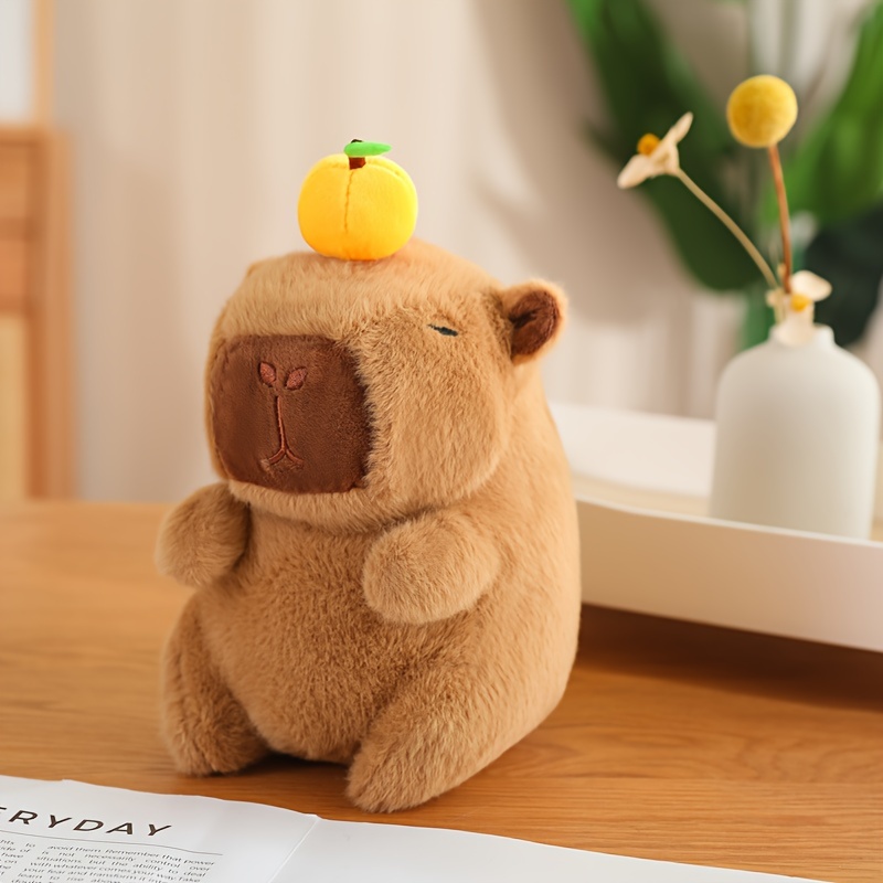 Cute Capybara Plush Doll Soft Stuffed Plush Capybara Kawaii - Temu ...