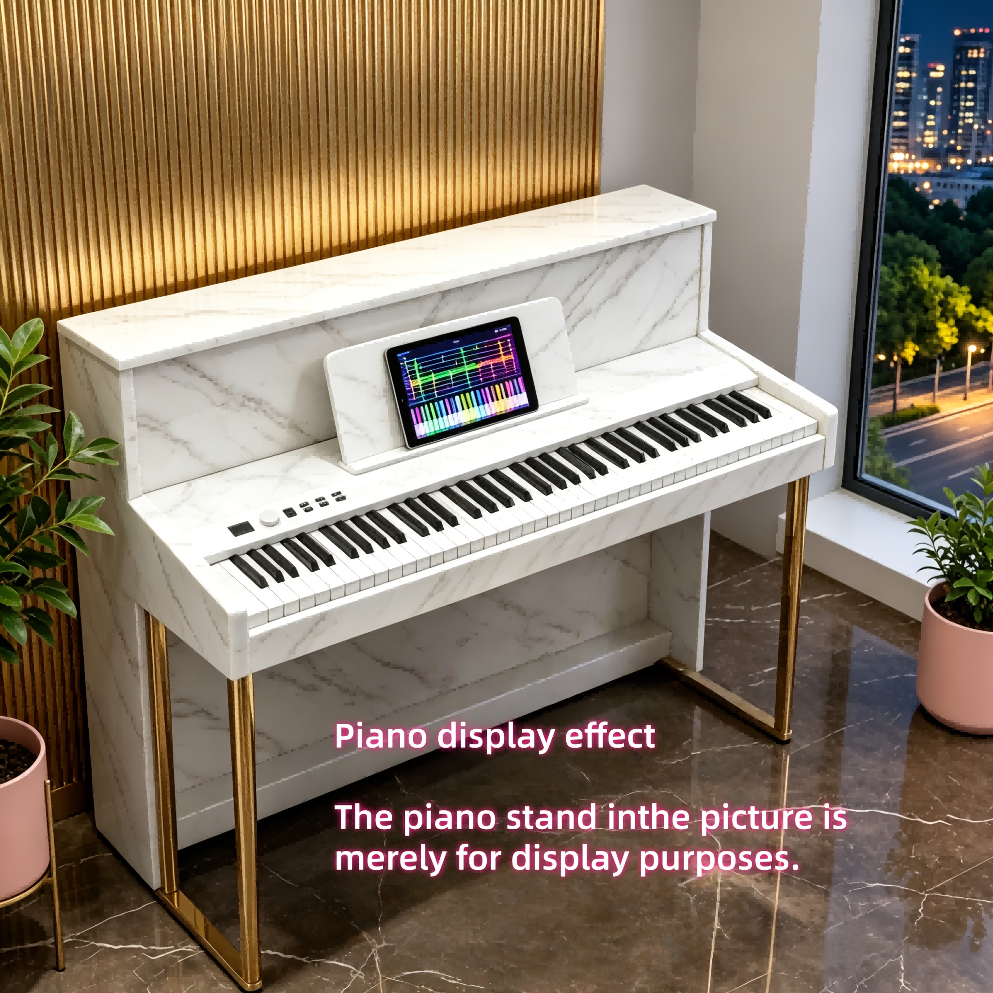 88 keys piano sold on Temu Canada