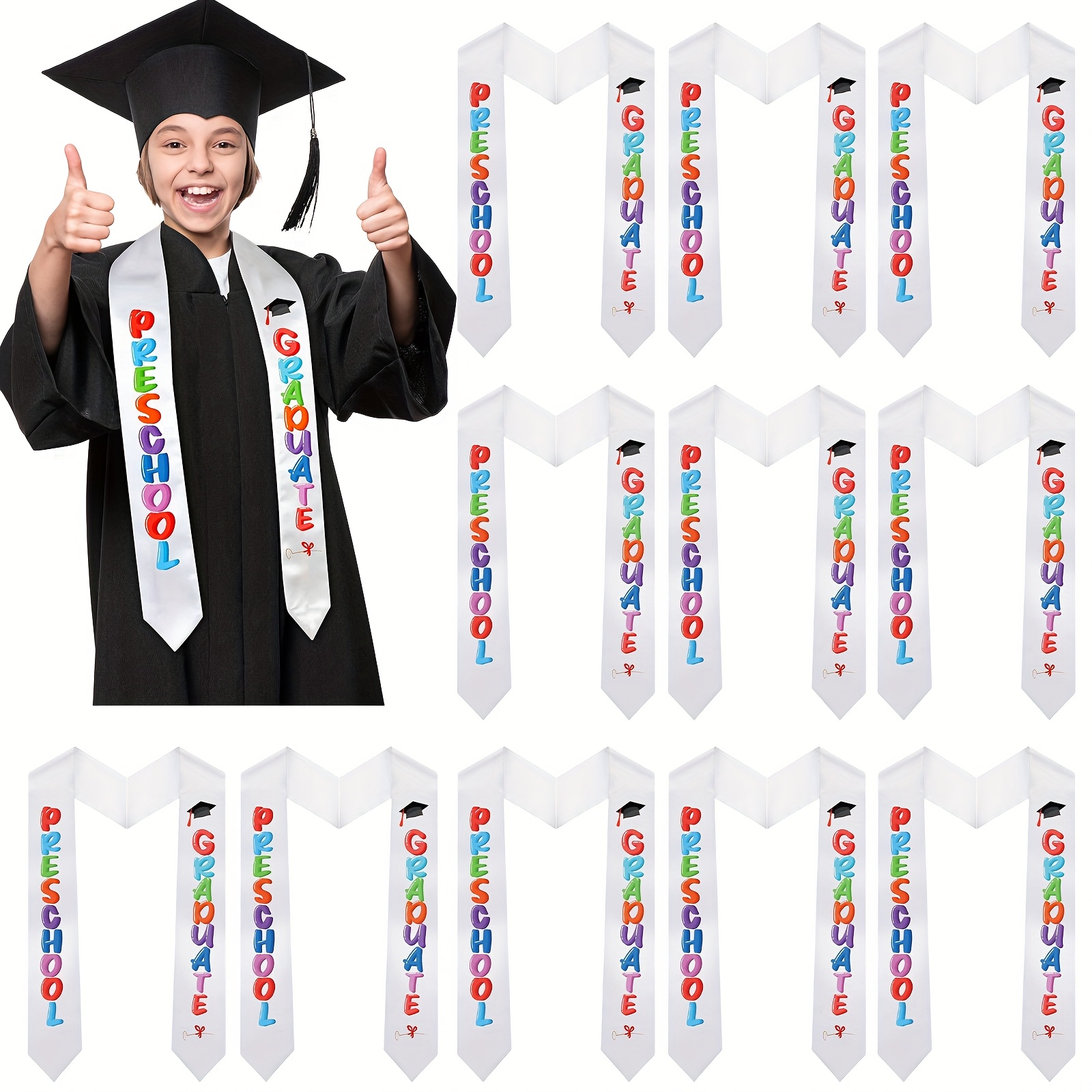 Graduation Sashes For Kindergarten Kindergarten Preschool Graduation ...