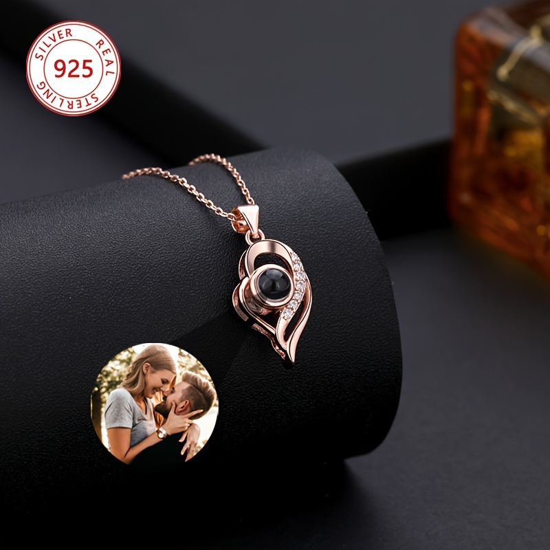Custom Personalized Photo Projection Necklace Picture - Temu United Kingdom