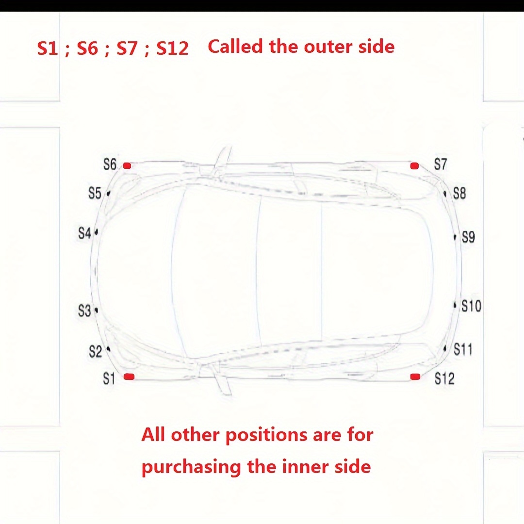 6 S7 S12 Rear Sensing . - Temu
