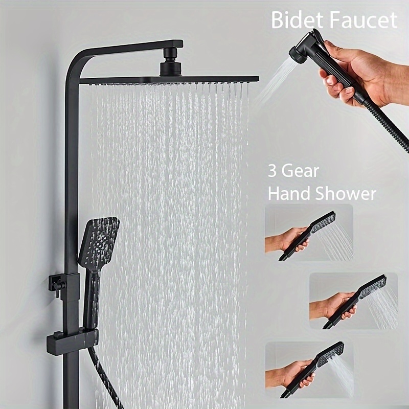 1 Set Shower Faucet Set, Bathtub Shower Faucet, Shower Head With Hand ...