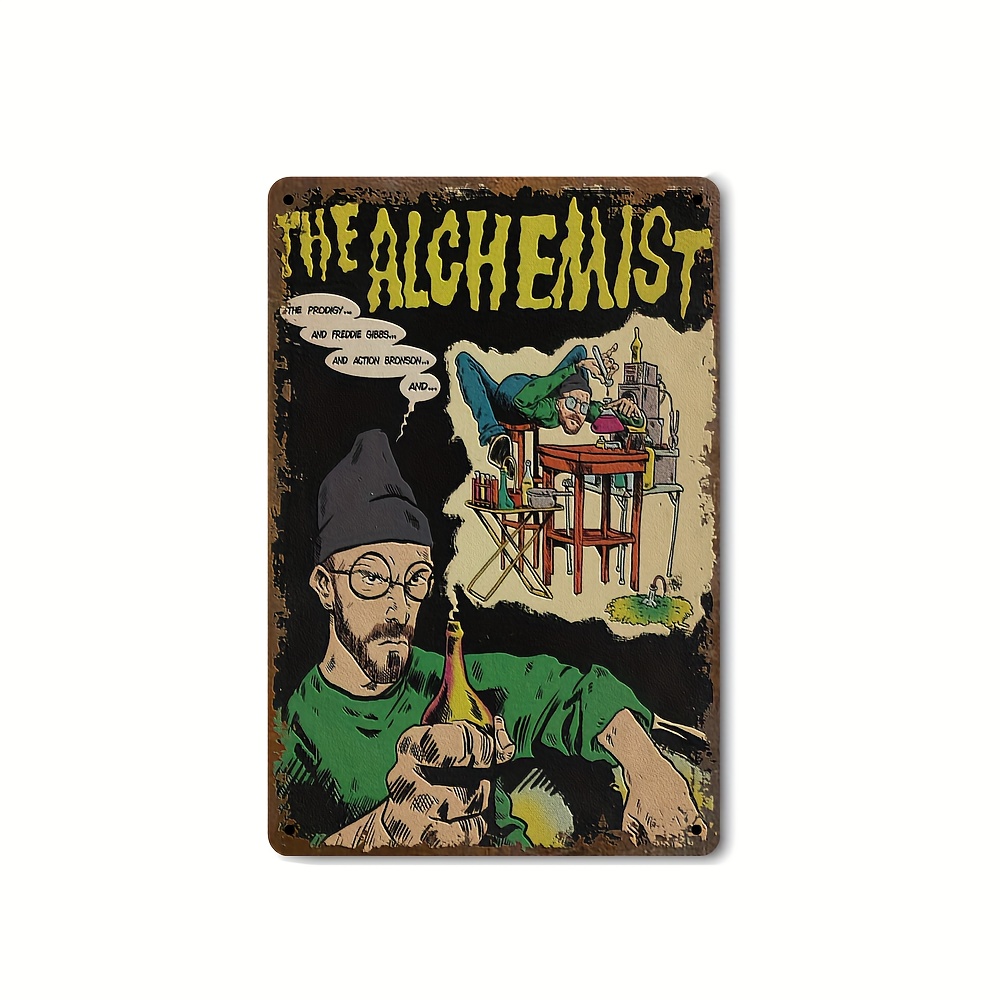 Metal Tin Sign " Alchemist" Vintage Plaque Decor Wall Art - Temu Australia