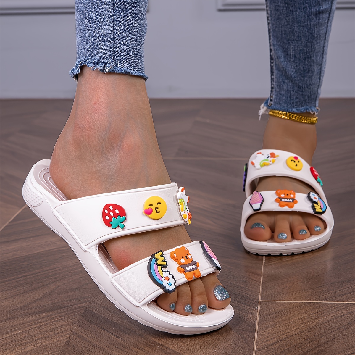 Cute slides for women store