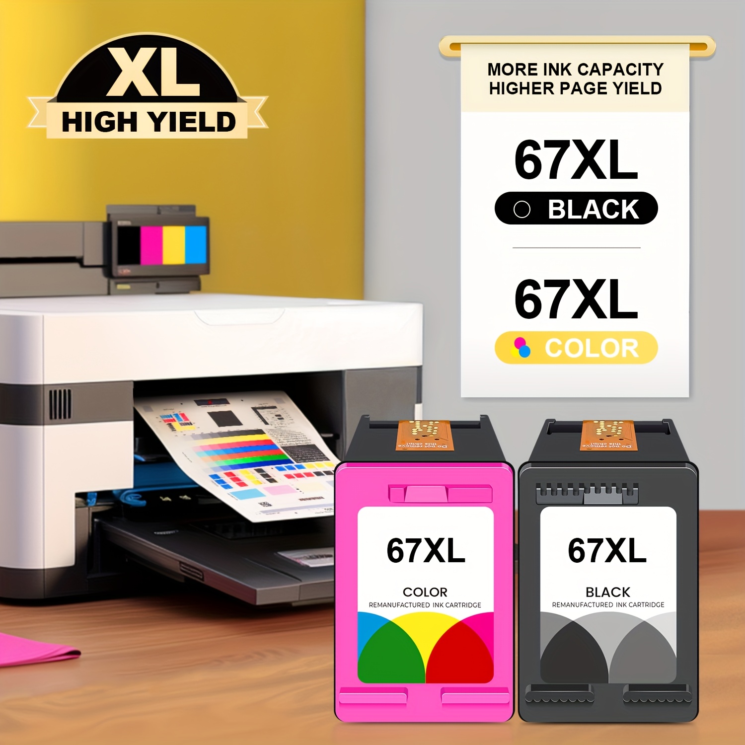 Ink with High-Quality Toner & Inkjet Cartridges - Temu