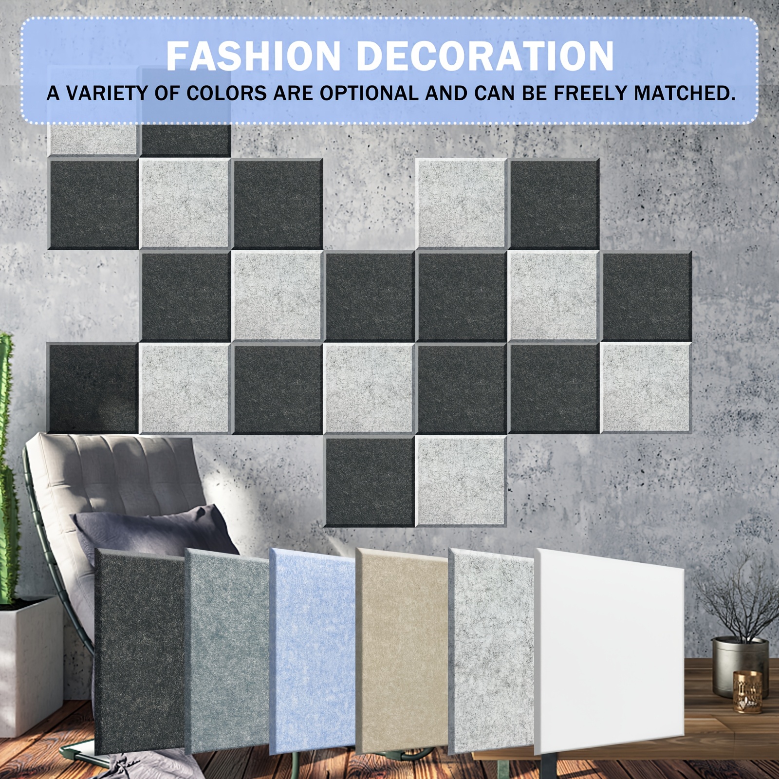 sound absorbing panels sold on Temu United States