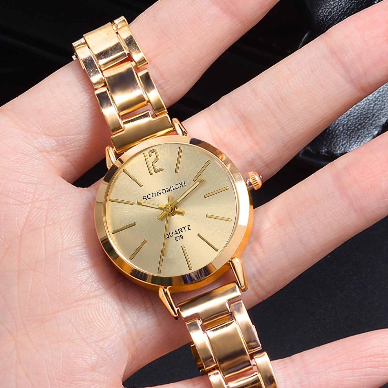 Conjunto Reloj Pulsera Joyería Lujo Mujeres Reloj Cuarzo - Temu Mexico