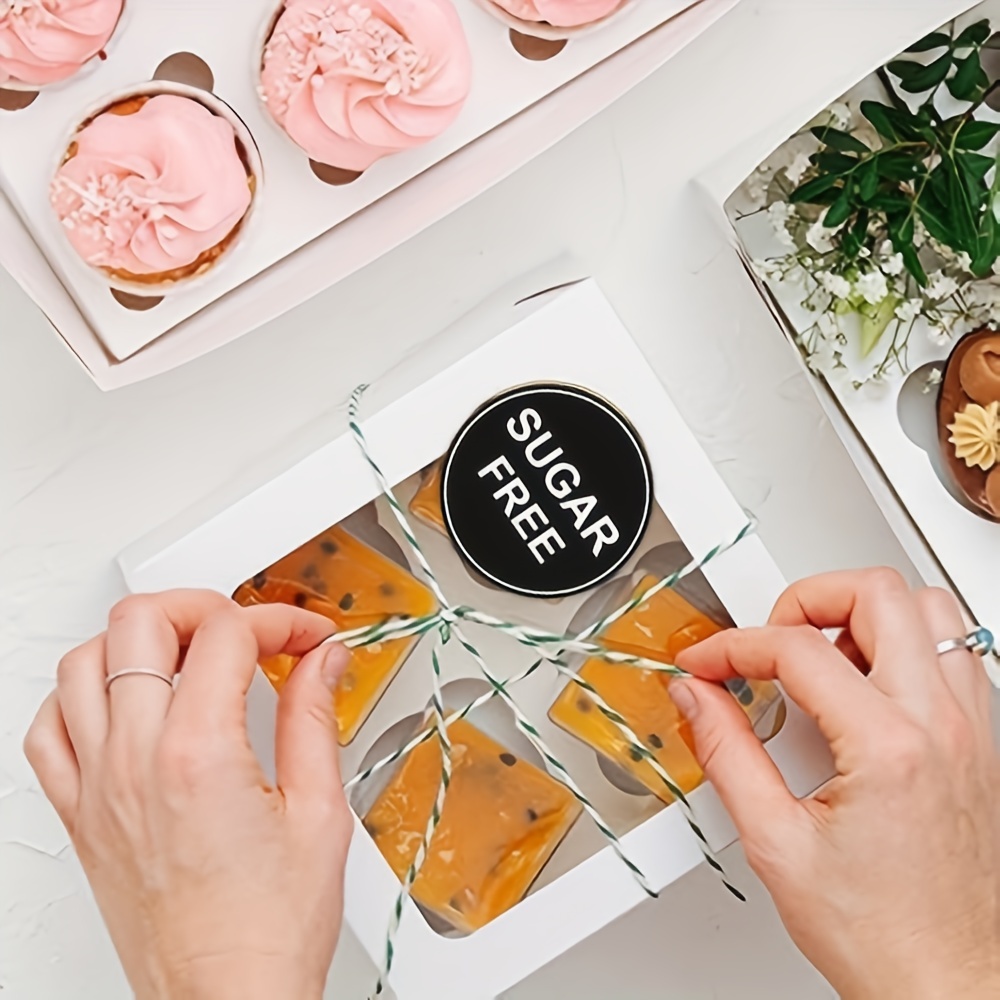 Stickers Round Self Paper Labels Glossy - Temu