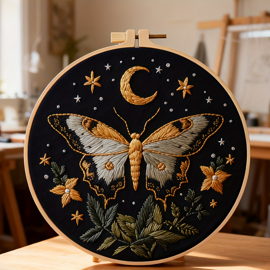 embroidery kits patterns sold on Temu United States