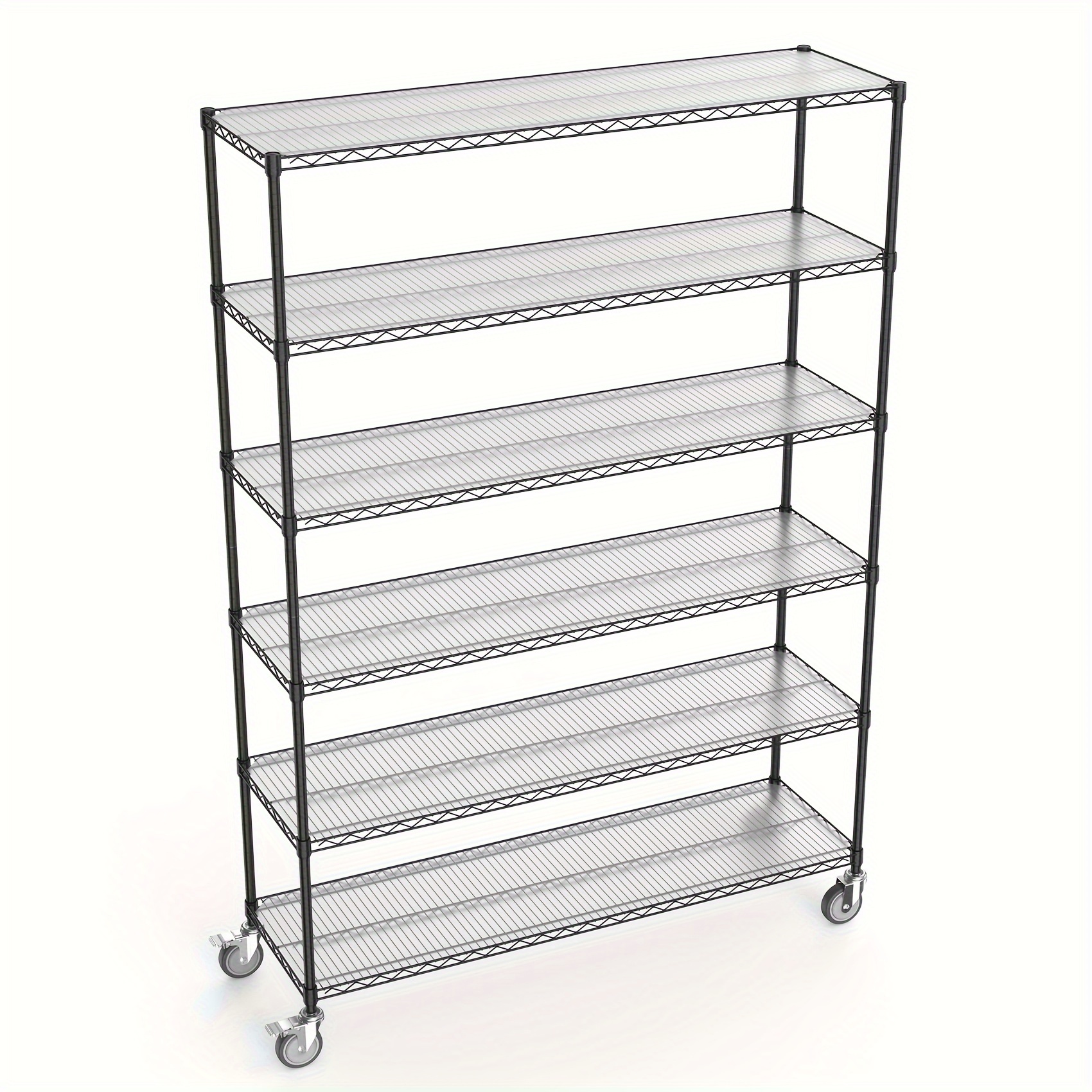 6 Tier Wire Shelving Unit 6000 Lbs Nsf Height Adjustable - Temu