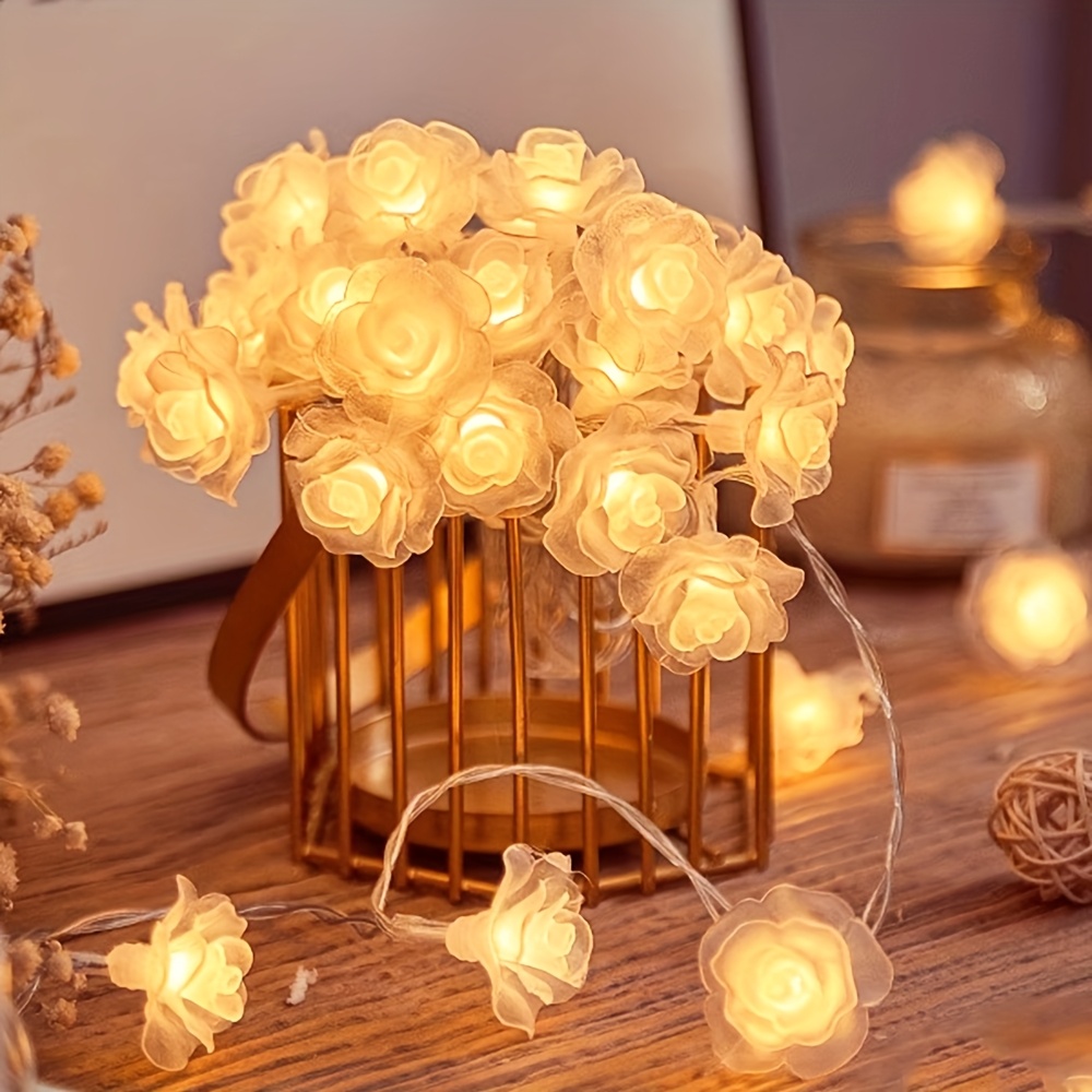 flower string lights sold on Temu United States