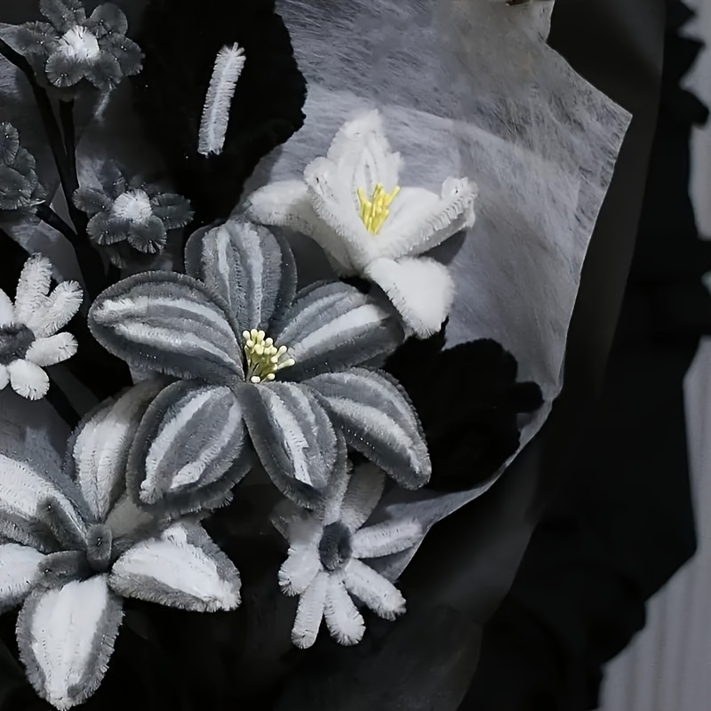 Diy Crafts Chenille Stems Flexible Pipe Cleaners Handmade - Temu