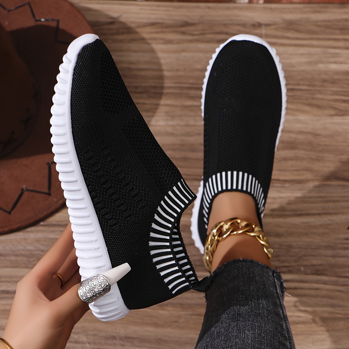 Walking Shoes Women s Casual Solid Color Comfortable - Temu Australia