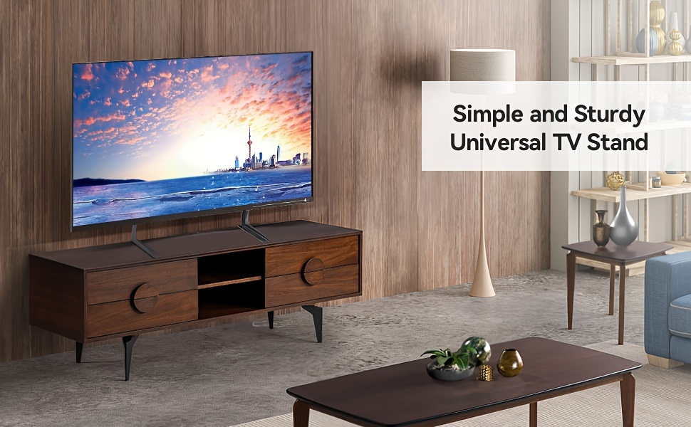 Tv Stand Mount Tv Stand Tabletop For 22 65 Inch Plasma Lcd Led Flat Screen Tvs Tv Legs Holds Up ...