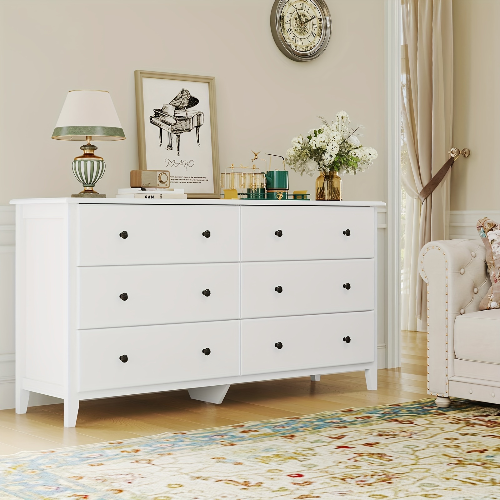 Fancy white dresser store