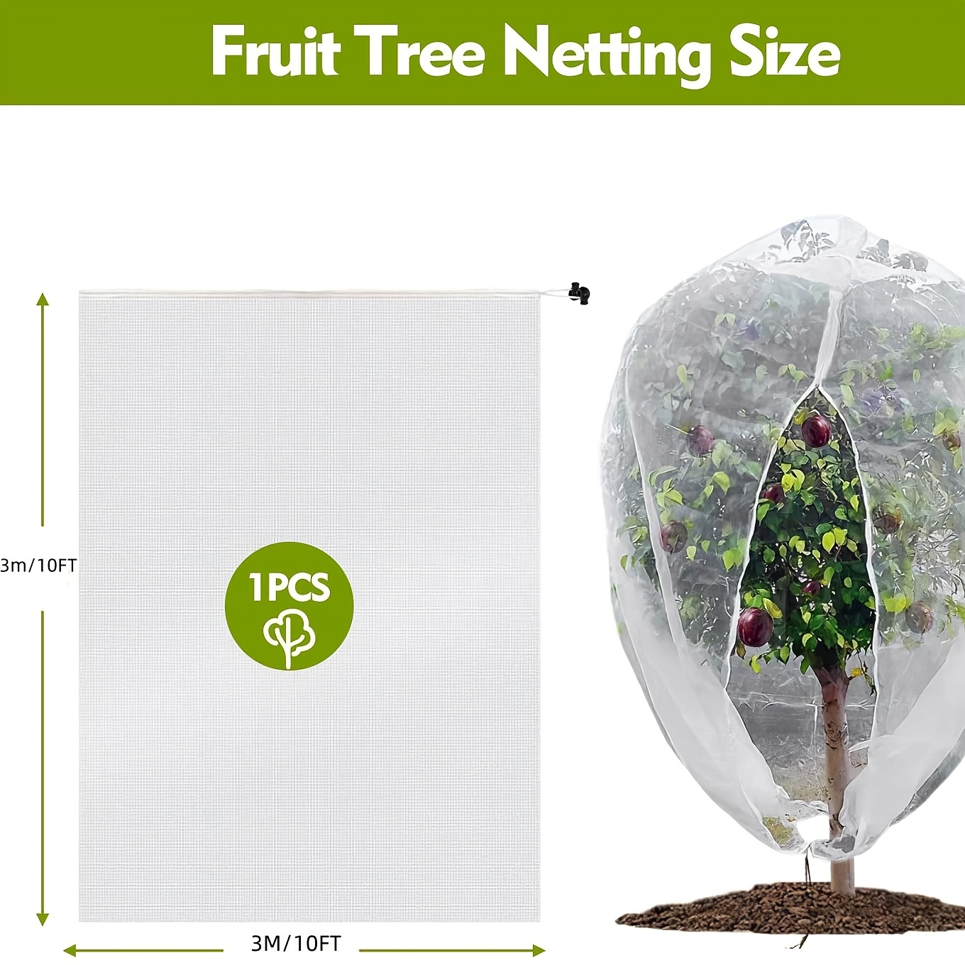 fruit tree netting sold on Temu United States