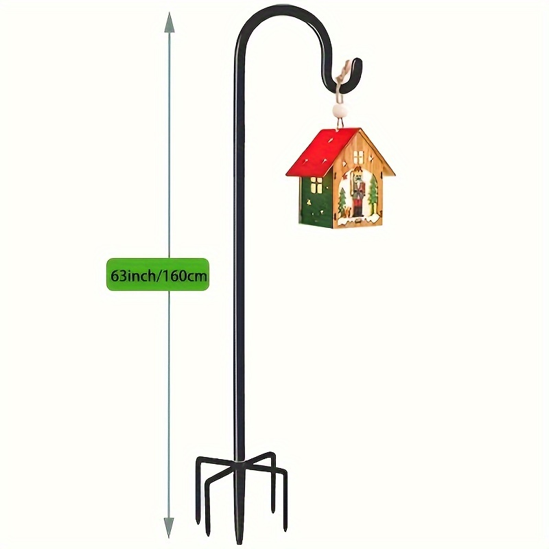 Adjustable Heavy duty Garden Shepherd Hook Base Metal Bird - Temu Mauritius
