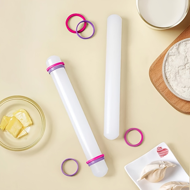 1pc, Adjustable Rolling Pin, Non-stick Rolling Pin For Baking And Dough ...