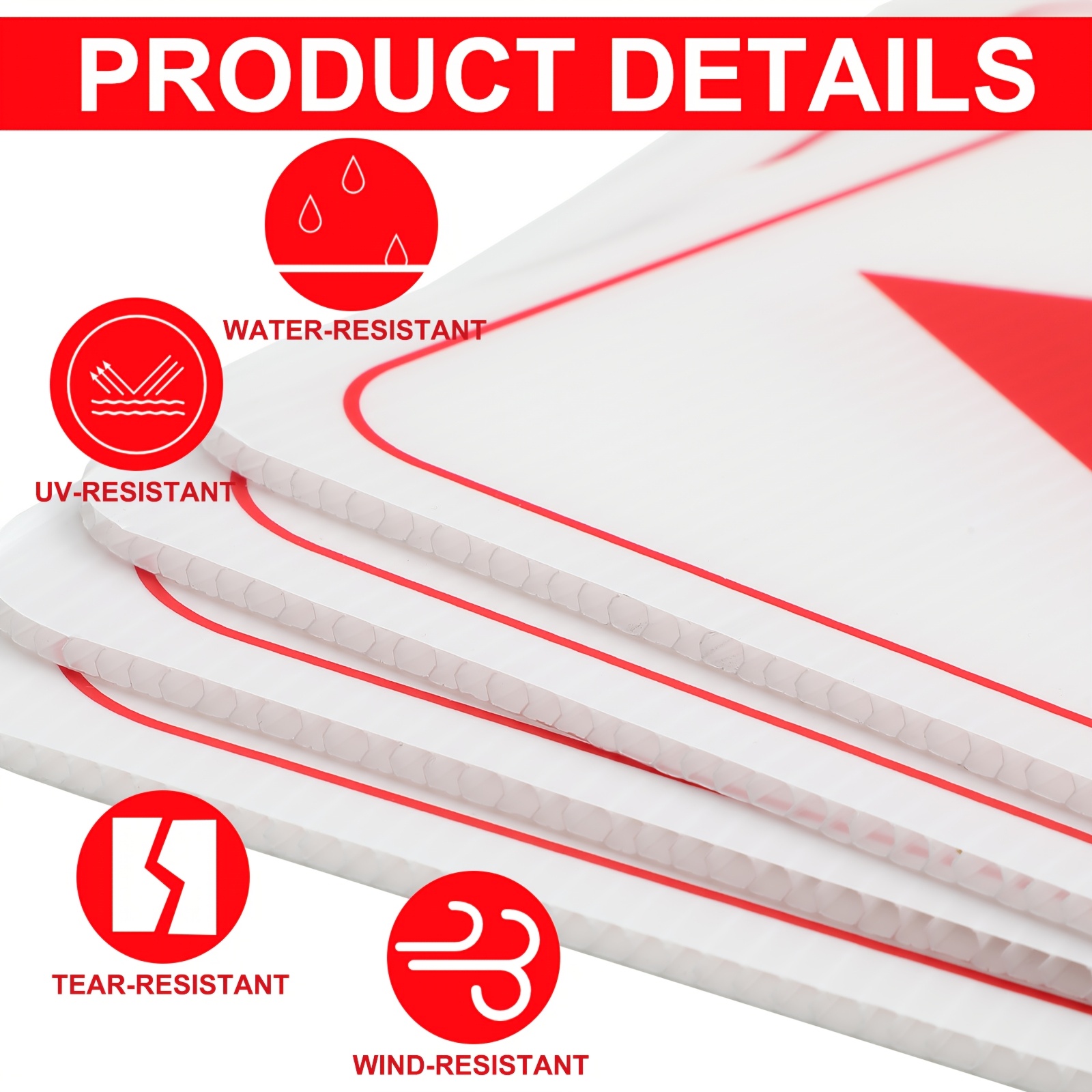 event parking sign stake directional arrows double sided - Temu