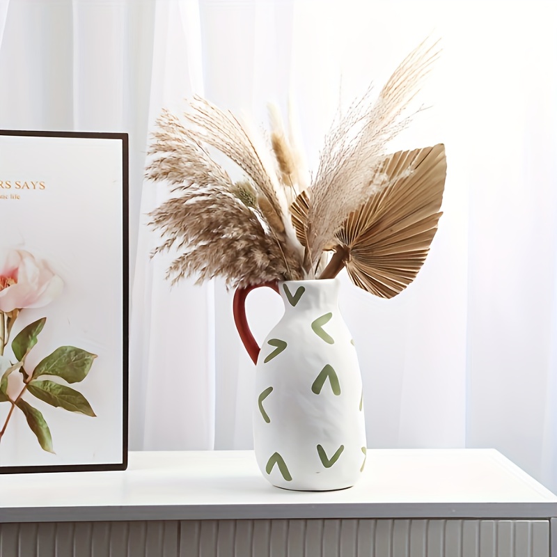 1pc Ceramic Flower Vase Perfect Spring Summer Home Table - Temu Australia