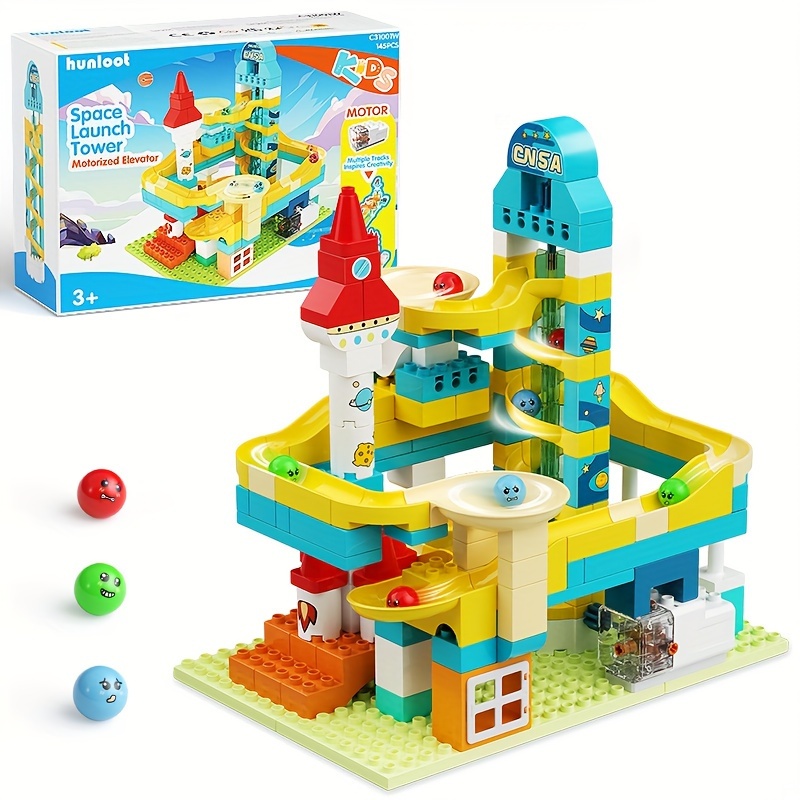 3 In 1 Rocket Bead Track Building Block Set Building Block Plus ...