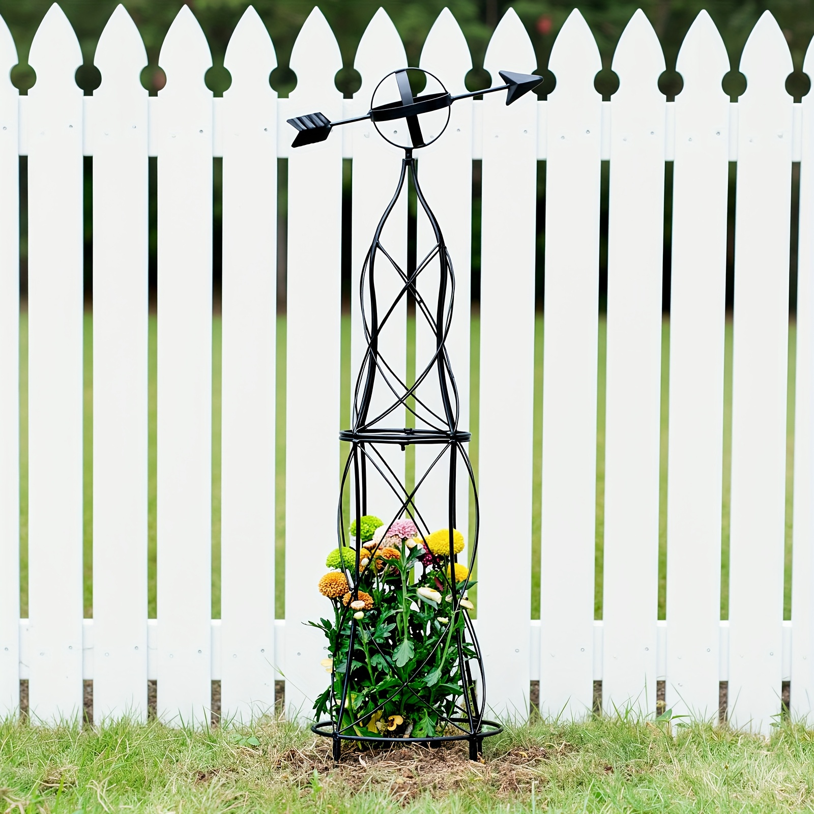 garden obelisk sold on Temu United States