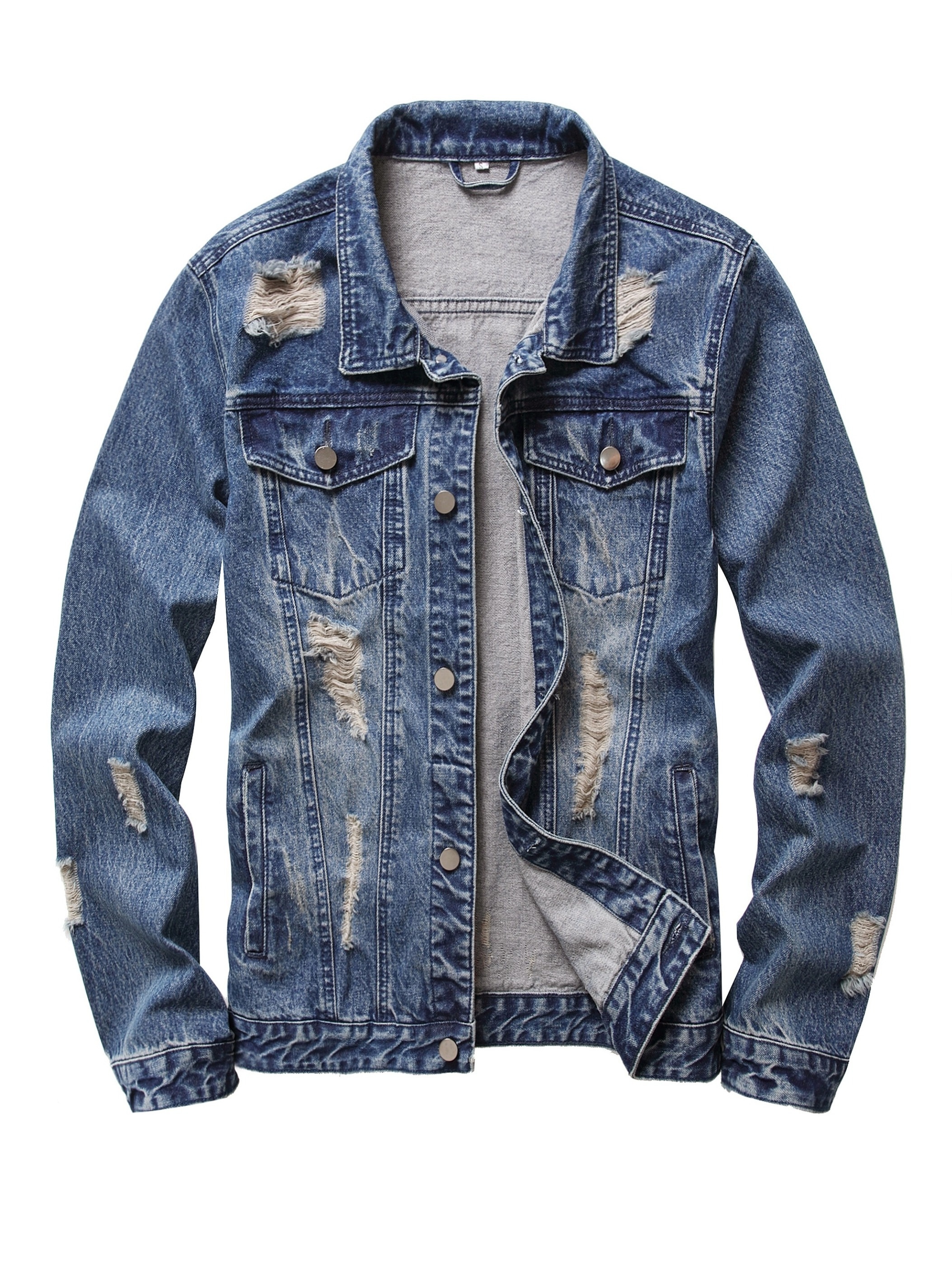 Jean Jacket Men sold on Temu United States