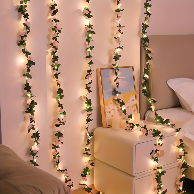 flower string lights sold on Temu United States