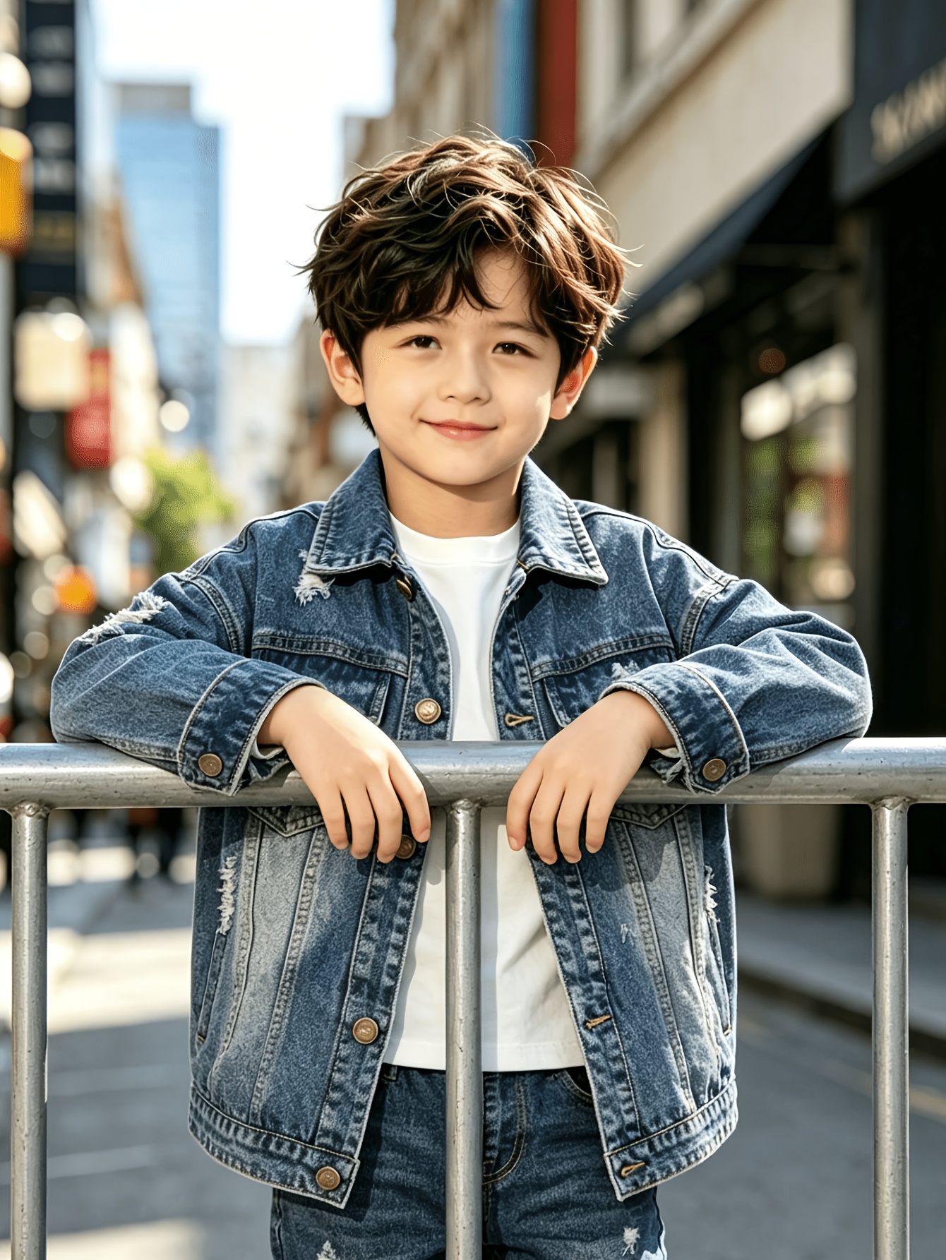boys denim jacket sold on Temu Canada