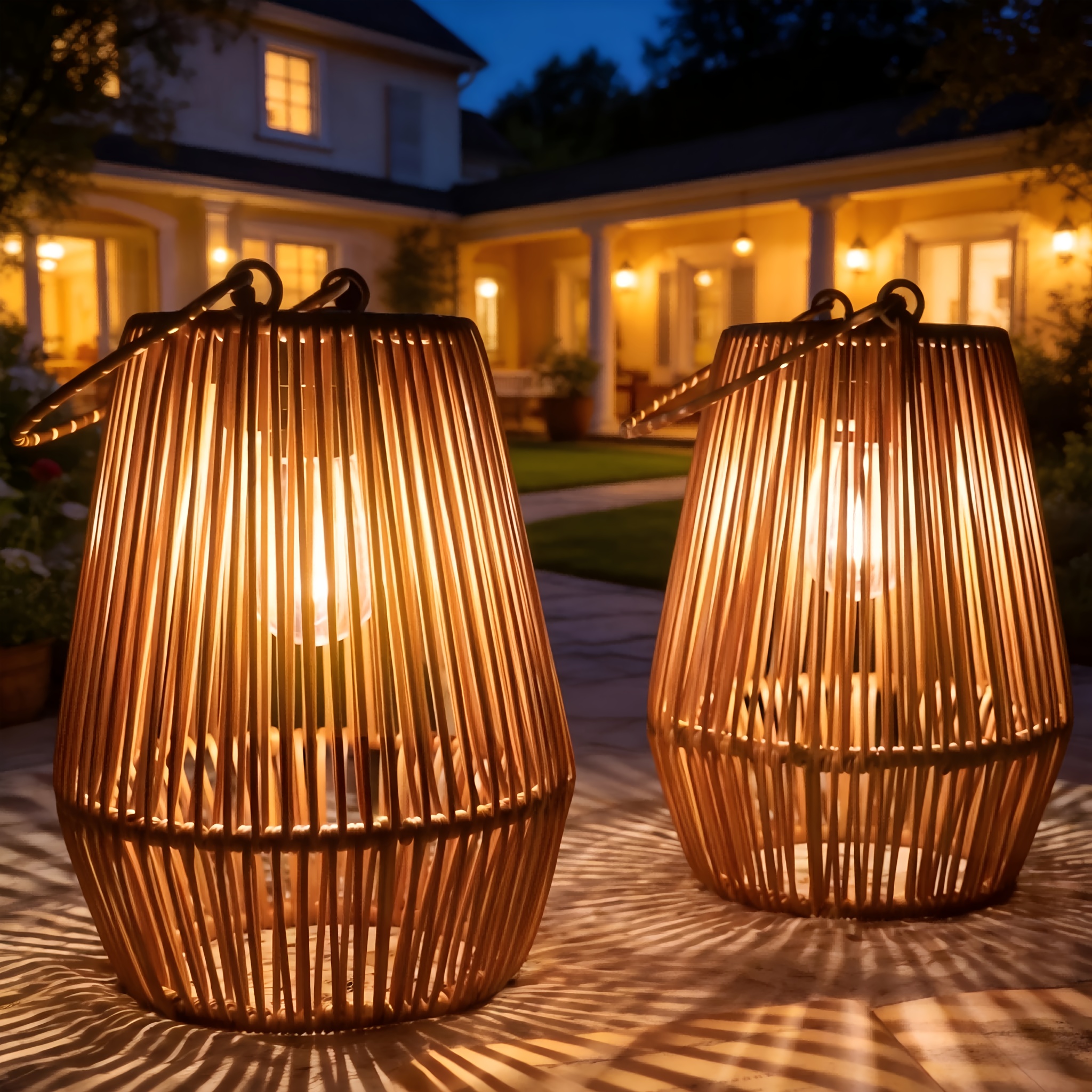 outdoor solar lanterns sold on Temu United States