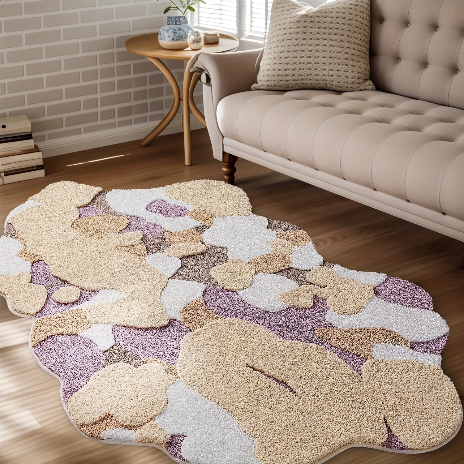 Moss Rug 3d Floral Moss Carpet Washable Fluffy Cute Area Rug - Temu