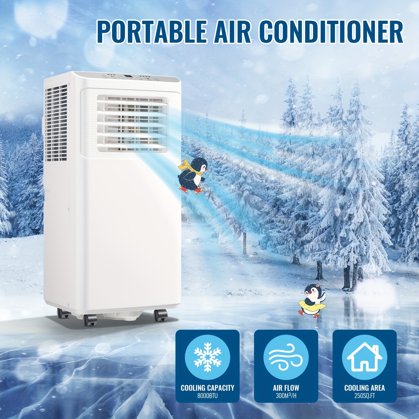 air conditioner sold on Temu United States