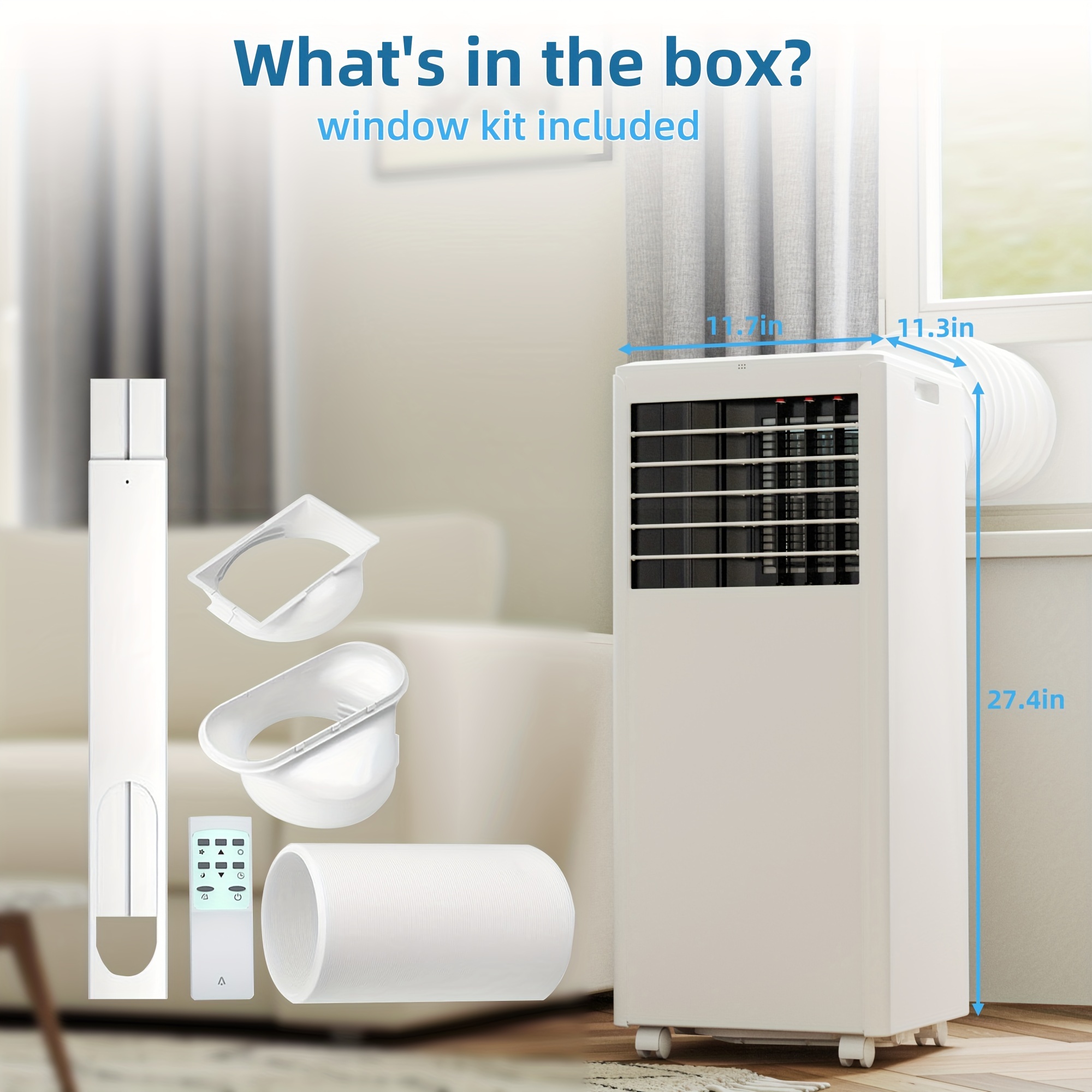 8000 Btu Portable Air Conditioners Dehumidifying Fan Sleep - Temu