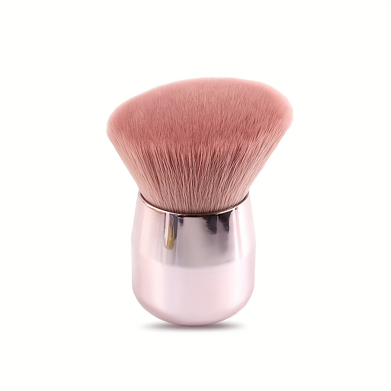 large soft blusher brush pink hair mushroom powder makeup - Temu Canada